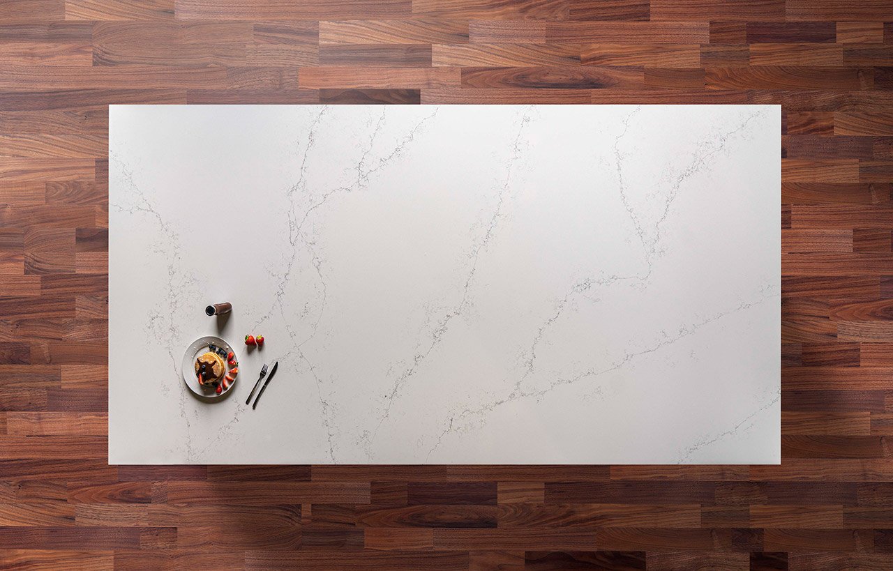 Emperor White Quartz Worktops - Marble 4 Life UK